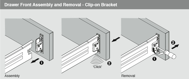 Harn Drawer Brackets (2 Pairs) **NEW** - Drawer Glides & Slides