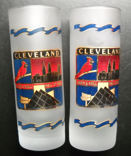 Cleveland Ohio Shot Glasses Set of Two Tall and 50 similar items