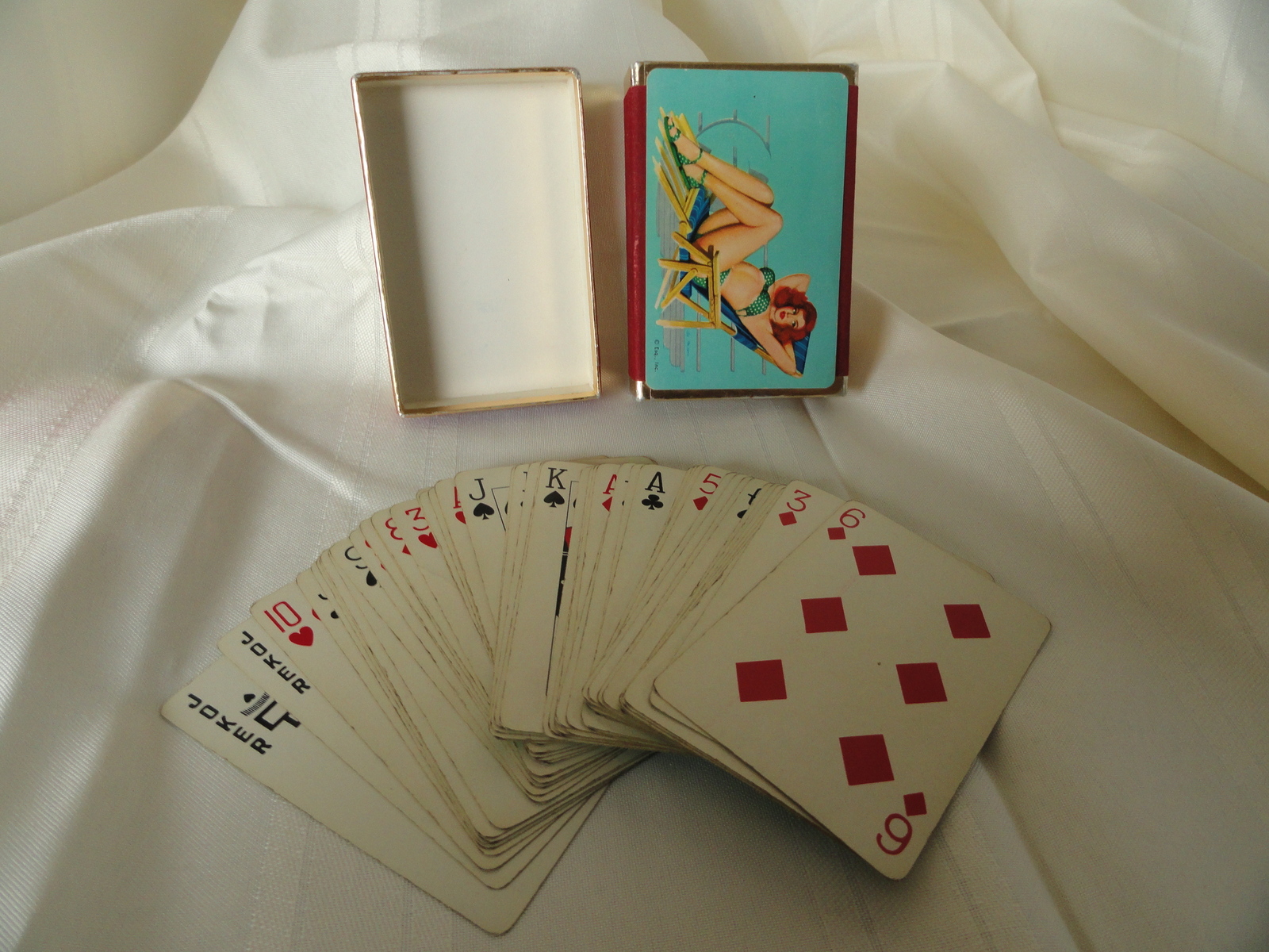 1940s Al Moore Pin Up Girl Esquire Playing Cards Complete Full Deck ...