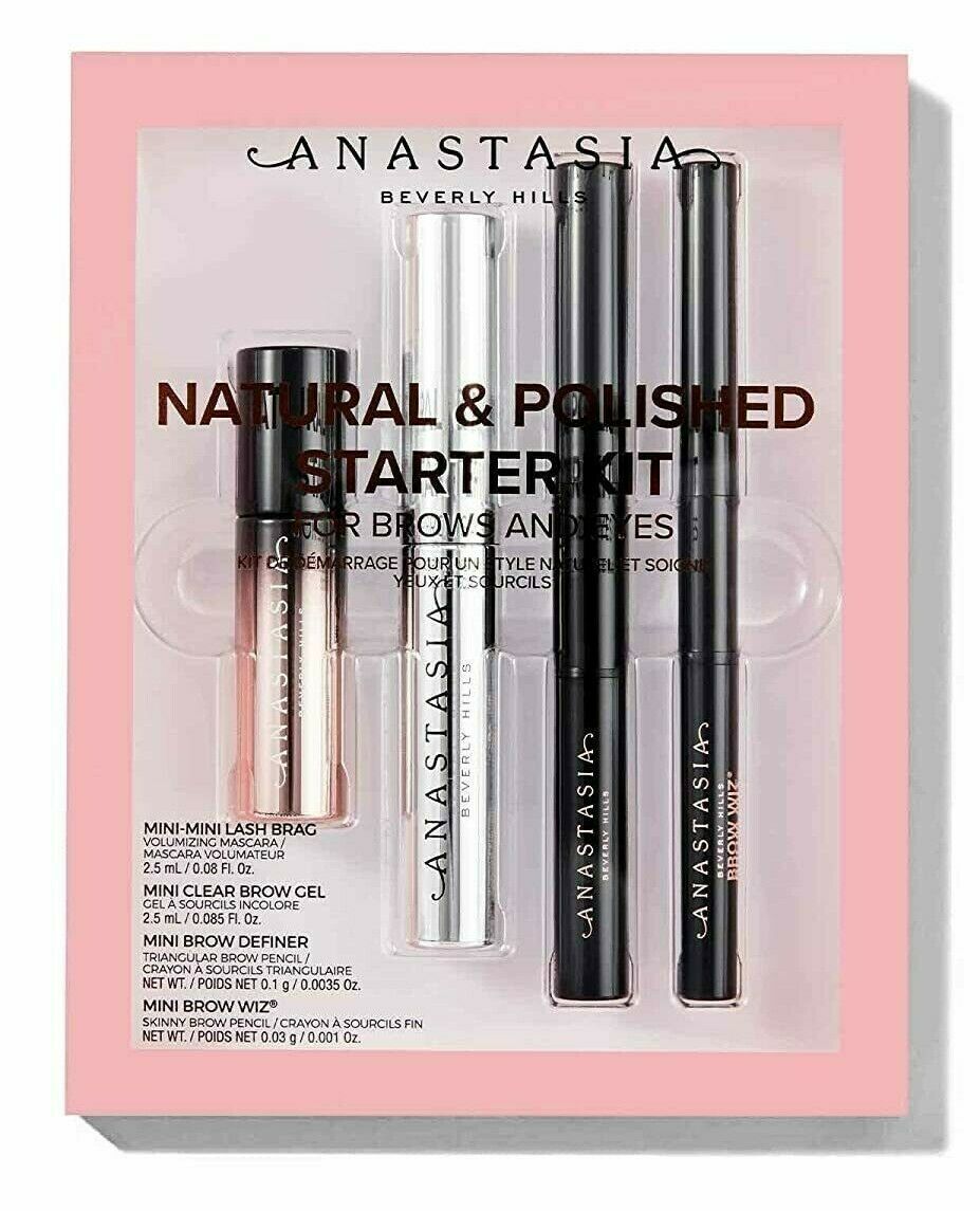 Anastasia Natural & Polished Started Kit for Brows & Eyes Kit MEDIUM ...