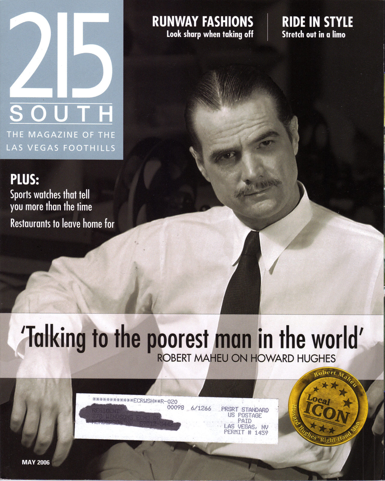 ROBERT MAHEU on Howard Hughes in 215 South and similar items