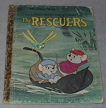 Walt Disney's The Rescuers Vintage 1977 Little Golden Book D136 - Books