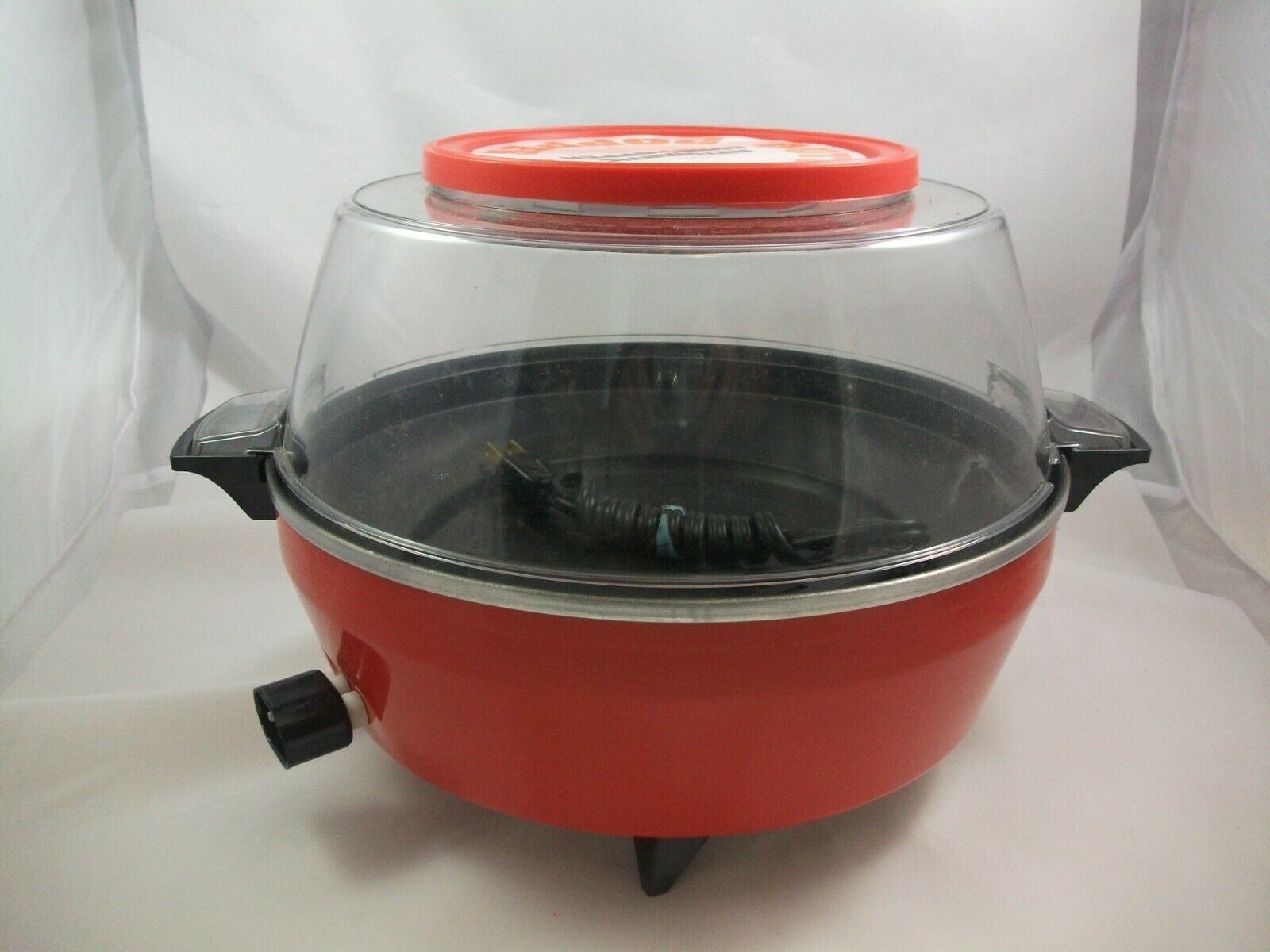 Vintage Butter Ring Automatic Corn Popper 1970's Sears Electric Popcorn ...