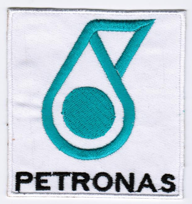Petronas Oil Gas Company Text Logo F1 Car Racing Badge Iron On ...