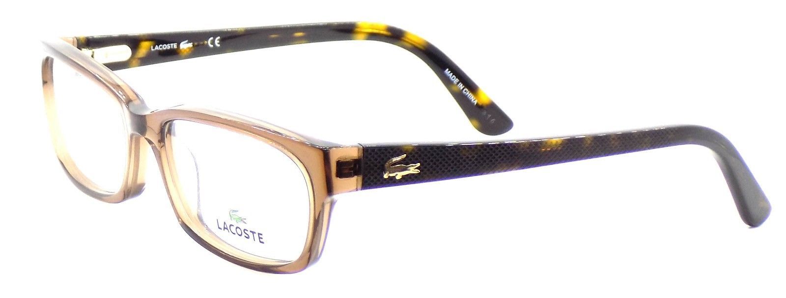Lacoste L2687 210 Womens Eyeglasses Frames Plastic 52 16 135 Brown Case Eyeglass Frames