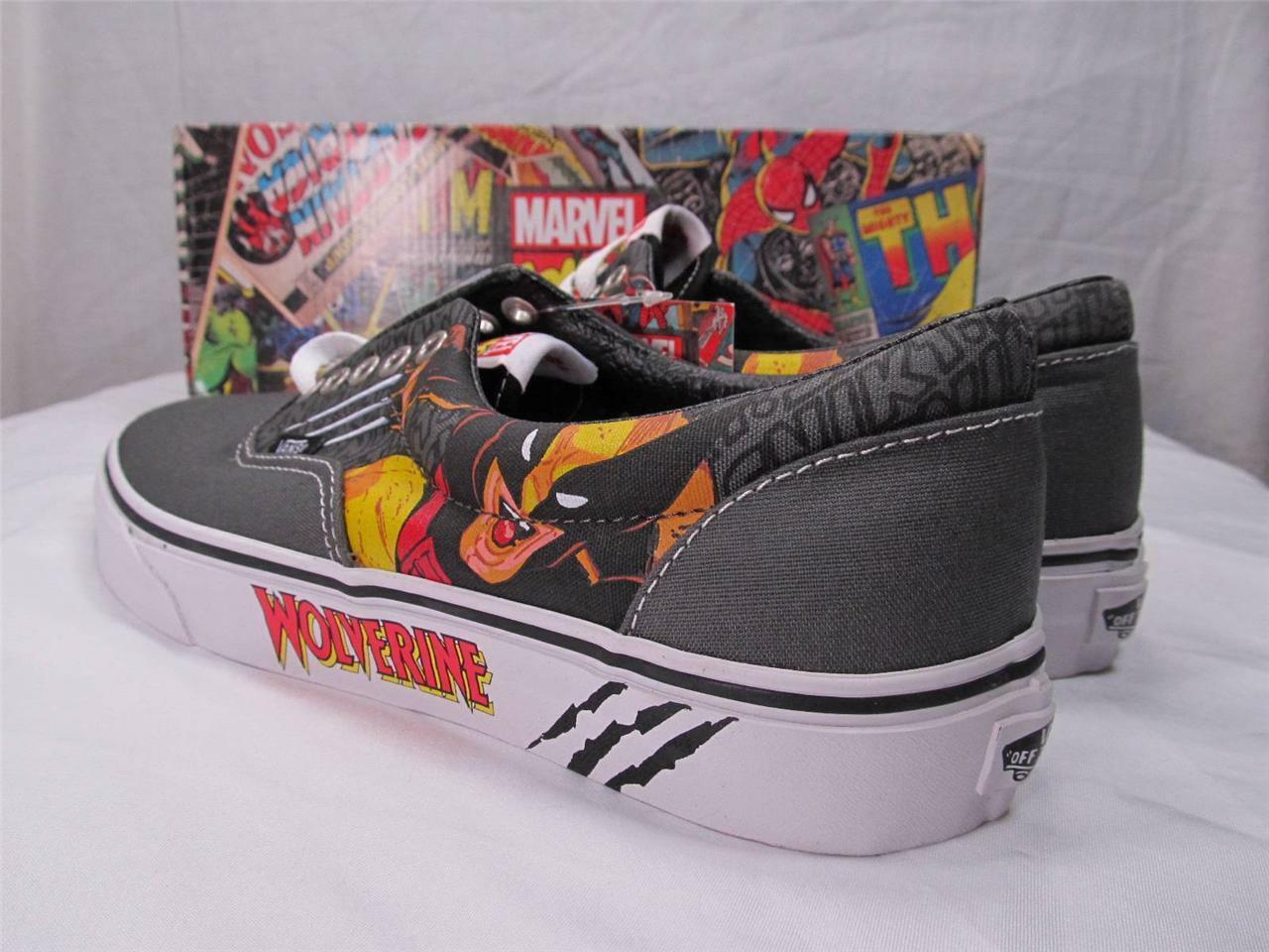 Vans Wolverine Marvel Logan LO ERA Skate Sneakers Shoes X-Men 00498092 ...