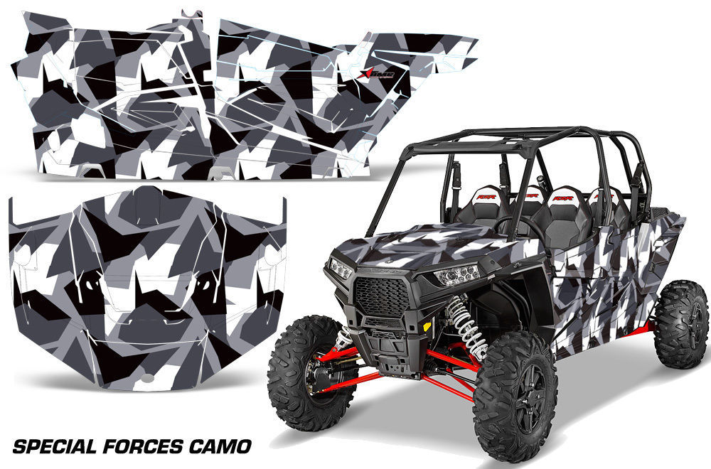 UTV Graphics Kit SxS Decal Sticker Wrap For Polaris RZR XP 4 1000 14-18 ...