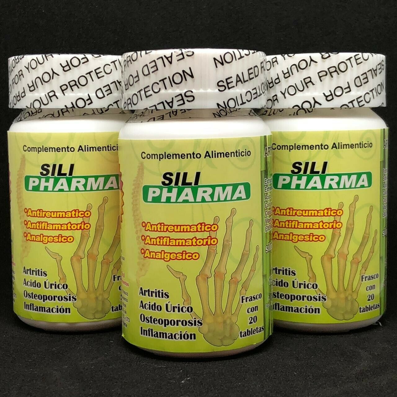 SILI Pharma 3 Bottles 60 Tablets - Herbal Remedies & Resins