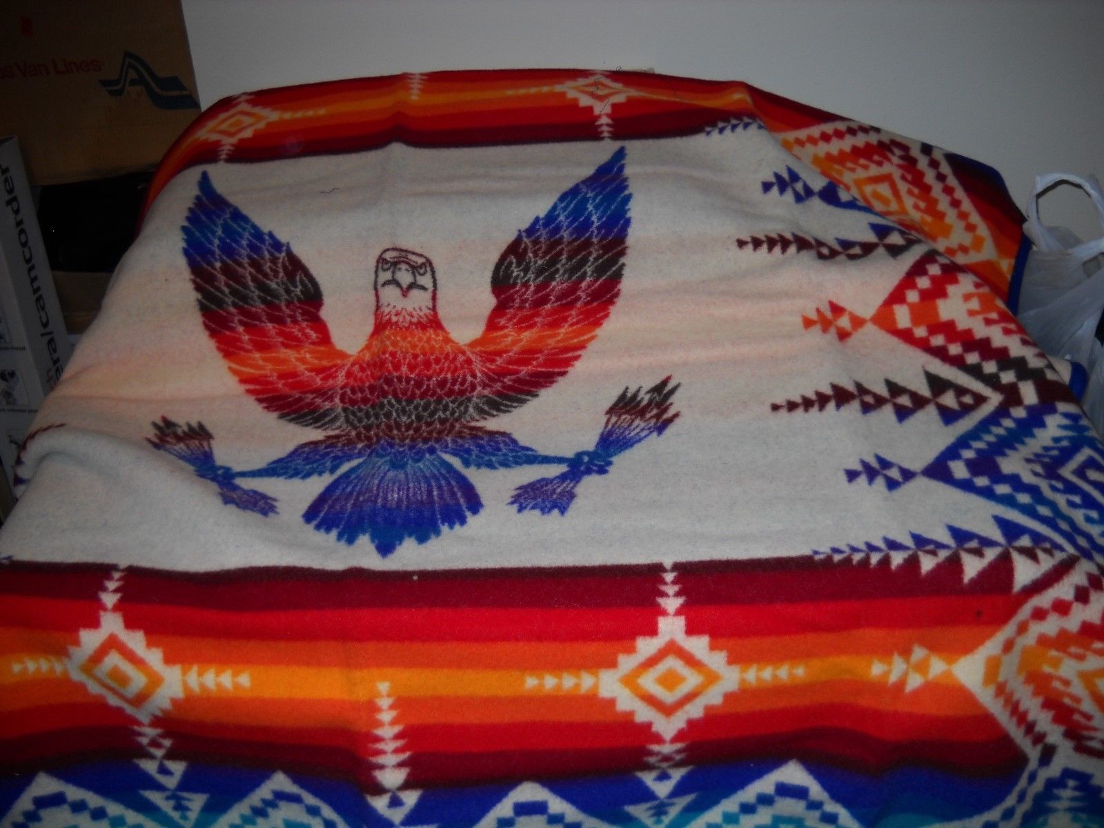 Pendleton Wool Beaver State Reversible Blanket Robe Original Box Blankets