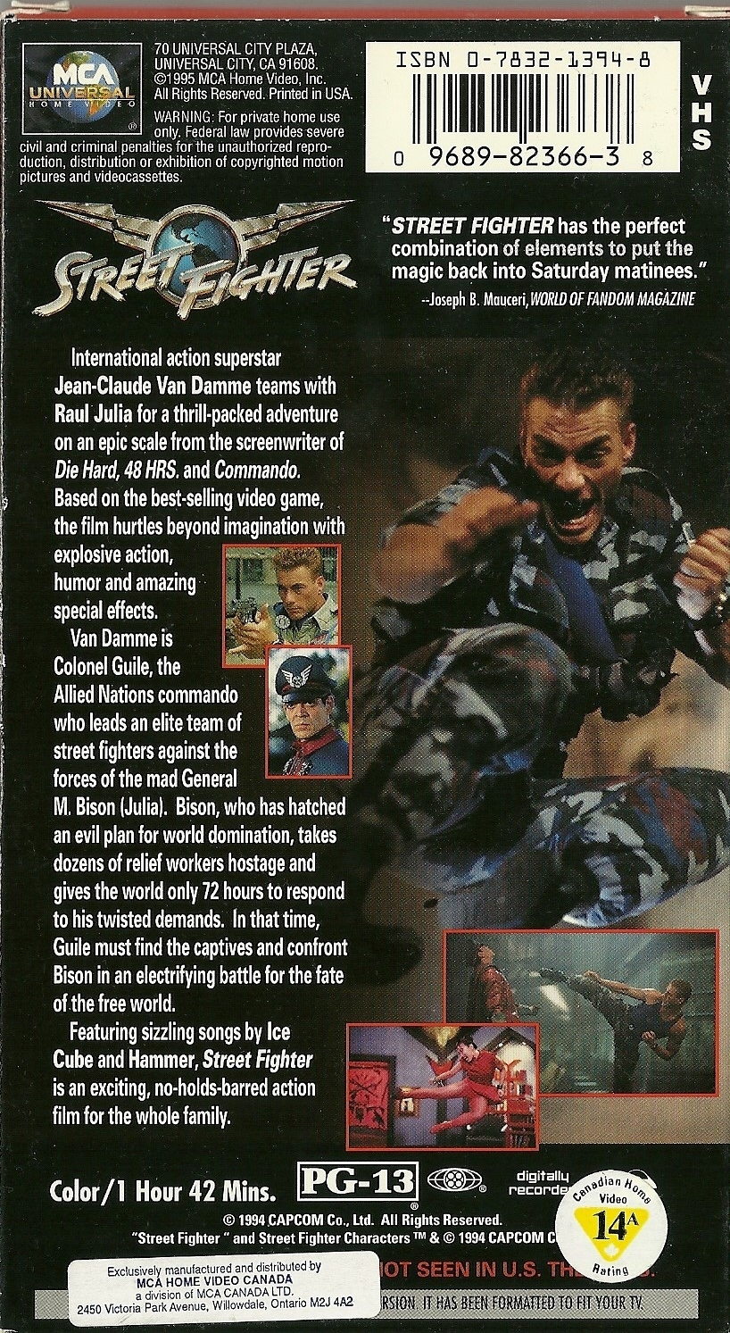 Street Fighter Vhs