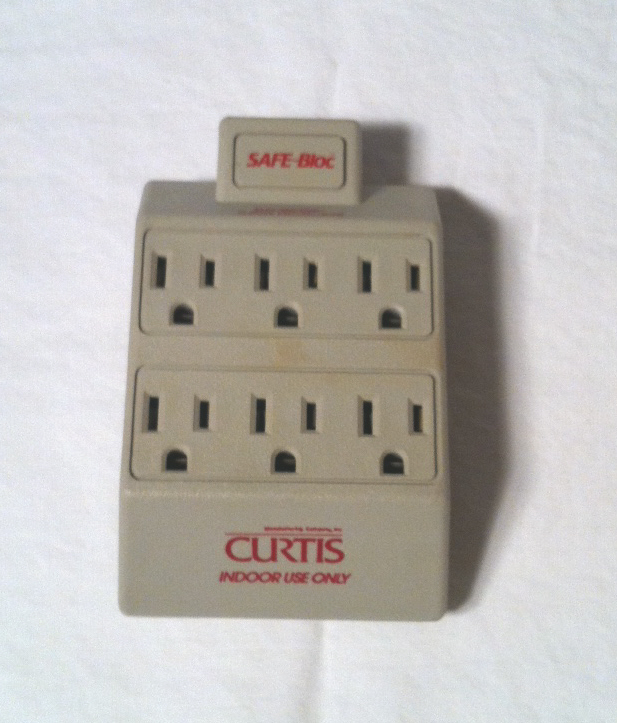 Curtis Safe-Bloc 6 outlet electronic surge protector 15A 125V - Surge ... Curtis Safe-Bloc 6 outlet electronic surge protector 15A 125V - Surge ...
