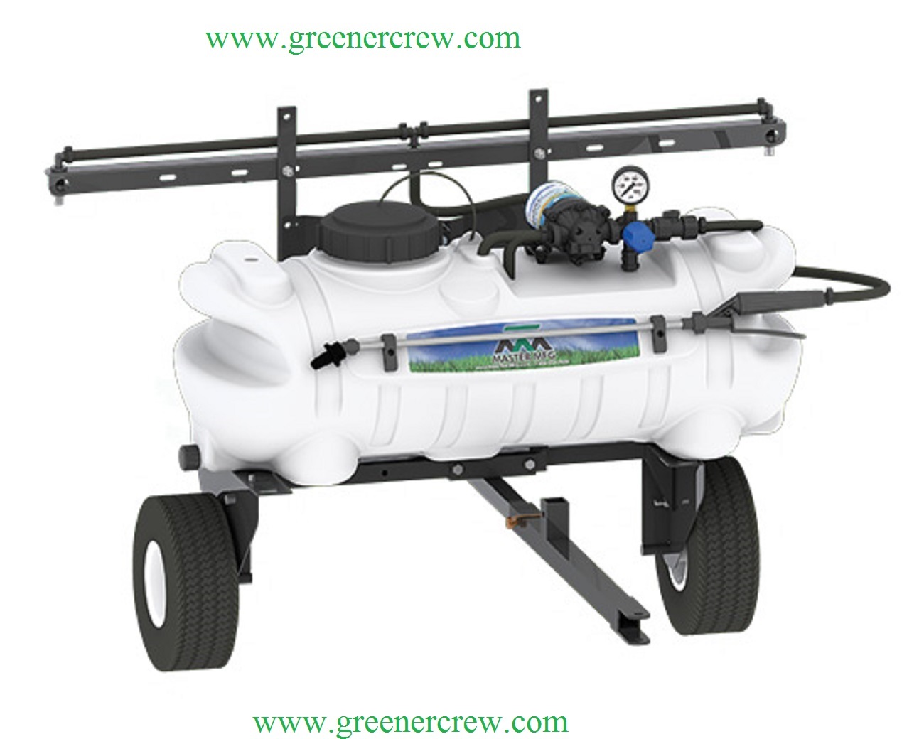 Agriculture/Turf Trailer Sprayer 15 Gallon with 84" Boom Spray Coverage ...