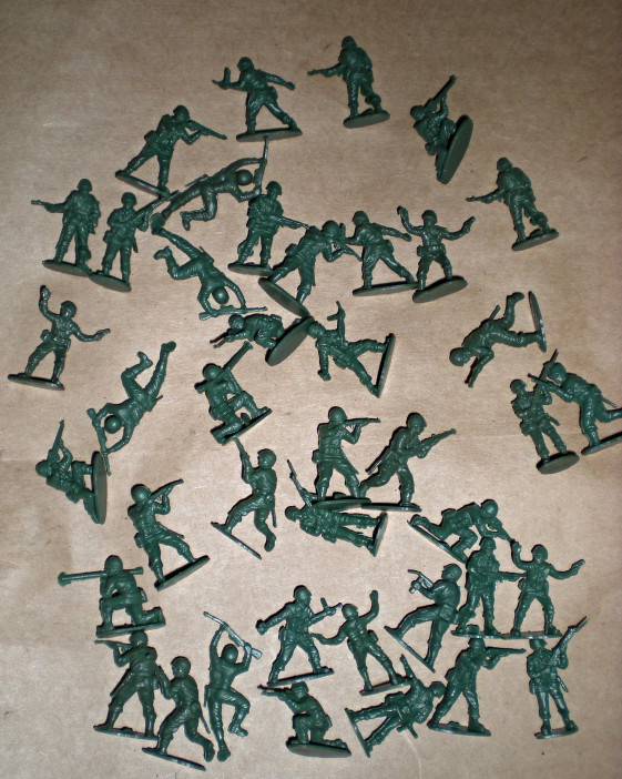 HO Trains - HO Scale - US Infintry Soldiers HO Scale (40) Soldiers ...
