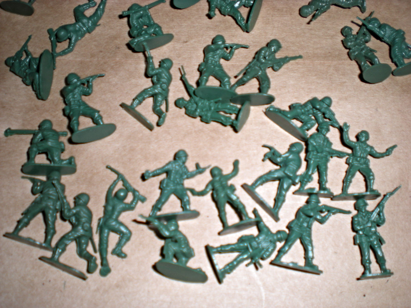 HO Trains - HO Scale - US Infintry Soldiers HO Scale (40) Soldiers ...