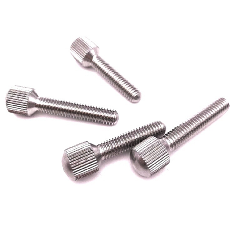 M4/M5/M6 Thumb Screw Knurled Screws With Small Head Manual Adjustment Bolt GB863 - Fasteners ...