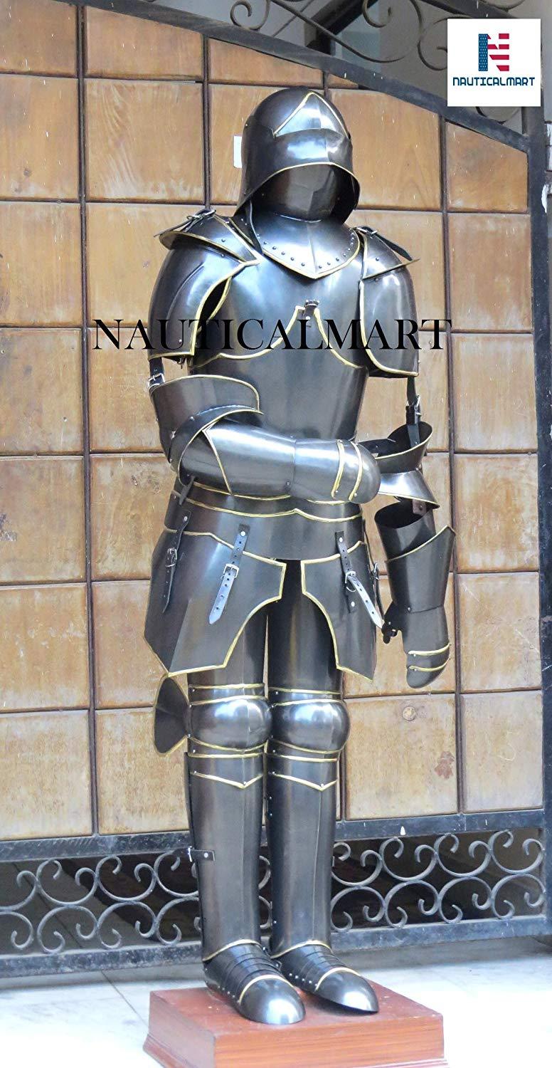 15th Century Gothic Knight Full Suit of Armor Great Knight Wearable ...