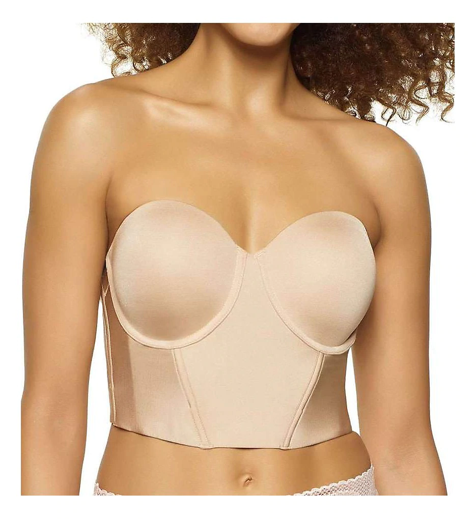 Felina WARM NEUTRAL Body Veil Low Back Strapless Longline Bra US 38DDD Felina WARM NEUTRAL Body Veil Low Back Strapless Longline Bra US 38DDD