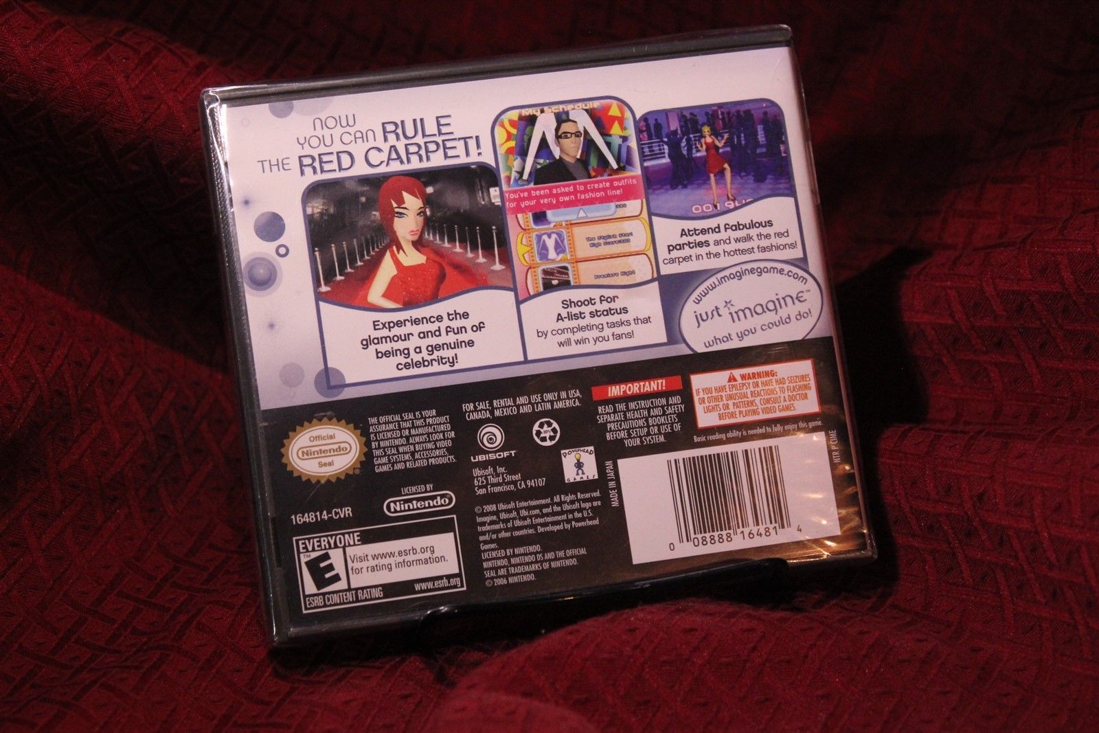 Imagine Movie Star Nintendo DS New Sealed Ubisoft - Video Games