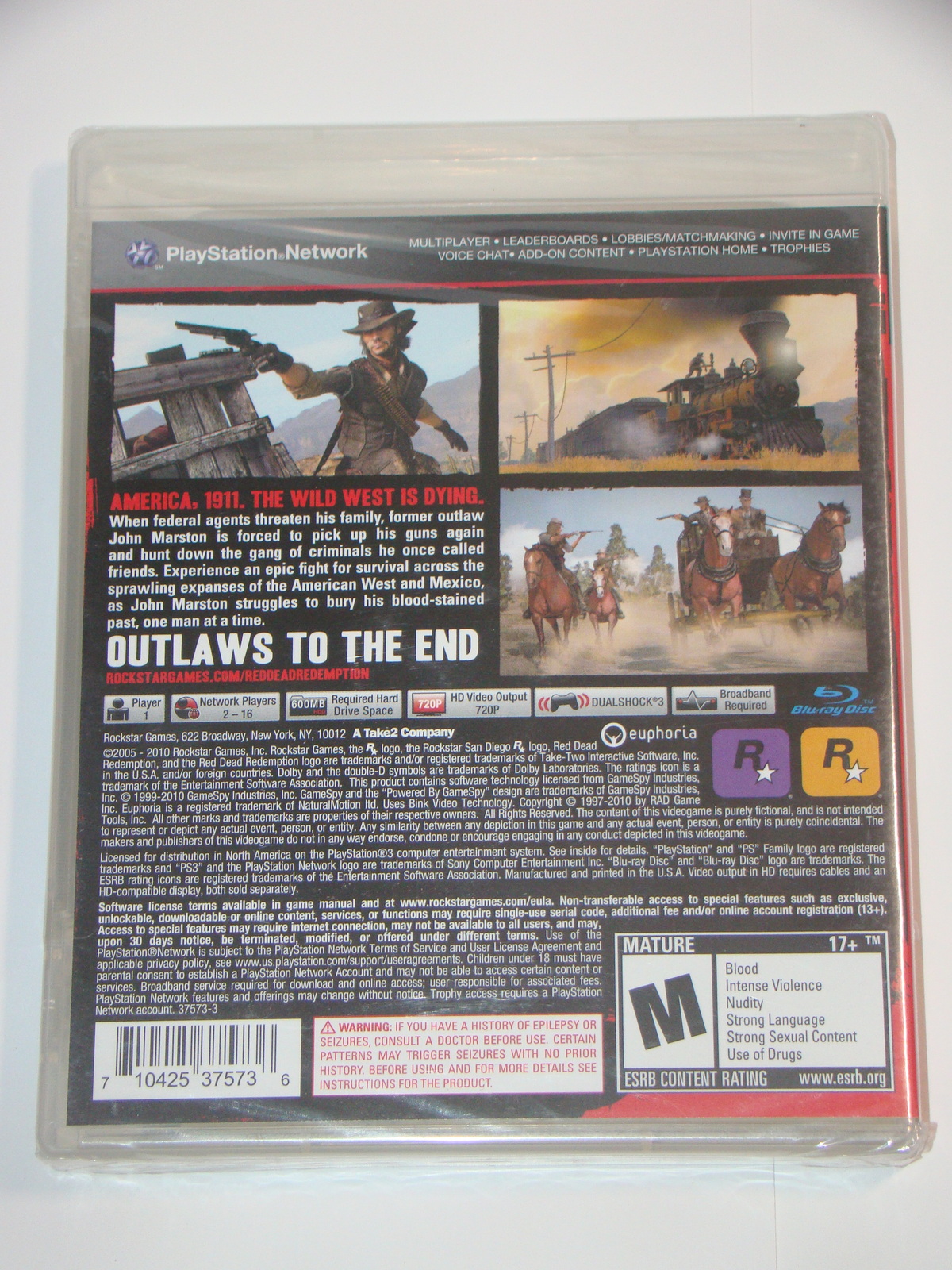 Playstation 3 - RED DEAD REDEMPTION (New, Complete) - Video Games