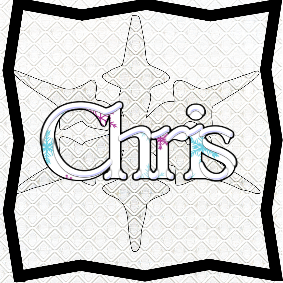 Chris Name-Digital ClipArt-Art Clip-Gift Tag-Notebook-T shirt-Scrapbook ...
