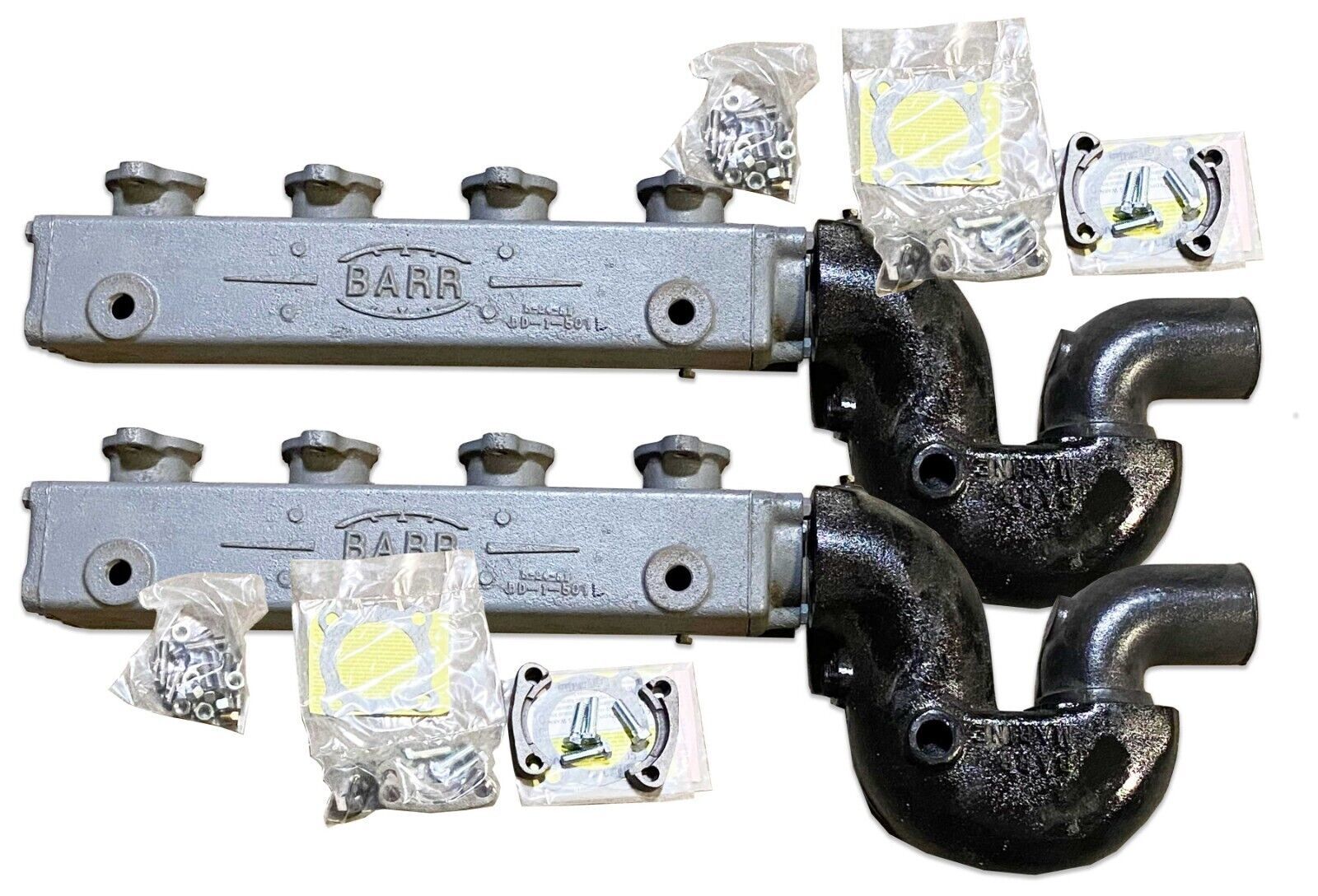 8.2 Chevy Diesel Exhaust Conversion Kit with Risers Natural - Exhaust ...