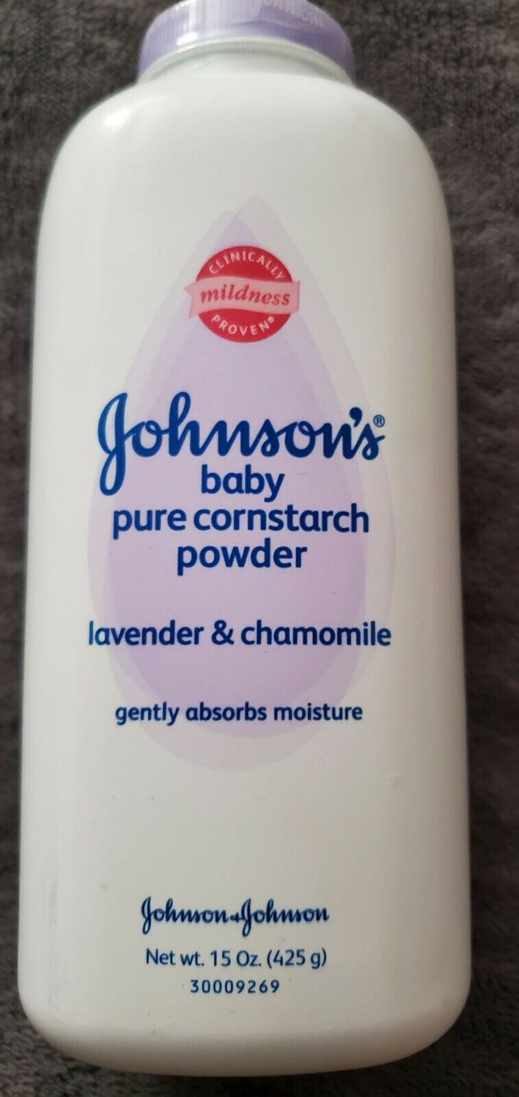 JOHNSON & JOHNSON'S BABY PURE CORNSTARCH POWDER - 15 OZ. - SEALED ...