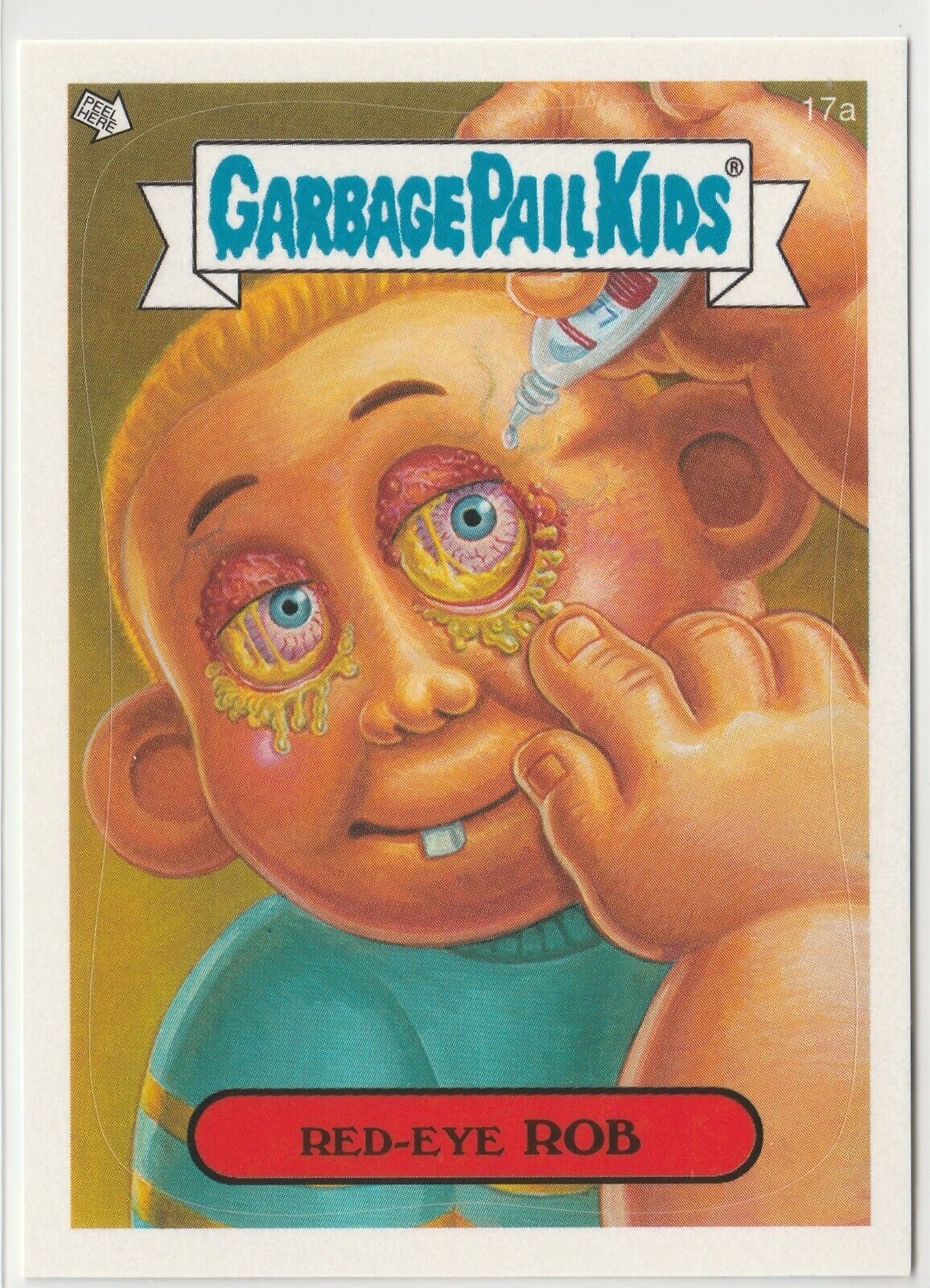 2006 Topps Garbage Pail Kids All-New Series 5 Red-Eye Rob 17a GPK die ...