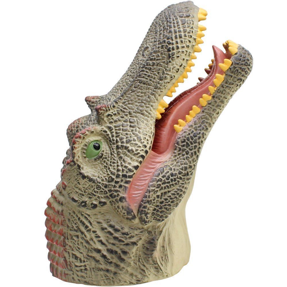 Spinosaurus Dinosaur Action Figure Non-toxic Rubber Hand Puppet For ...