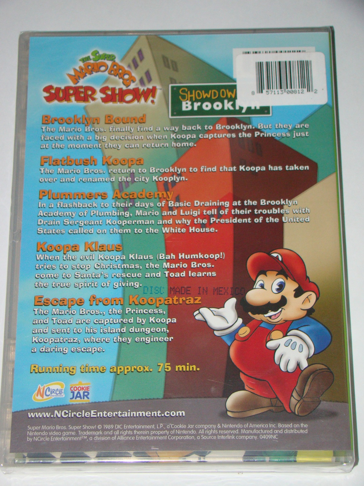 The Super Mario Bros Super Show Showdown In Brooklyn New Dvd