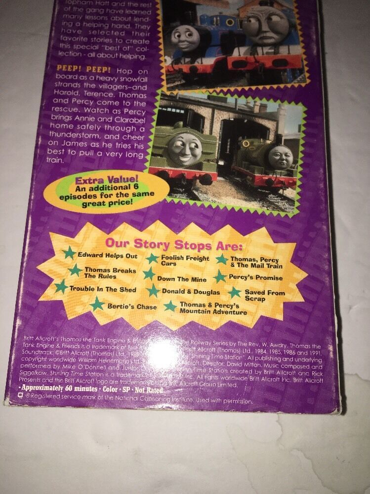 Thomas The Tank Engine And Friends: Thomas And His Friends Help Out Vhs ...
