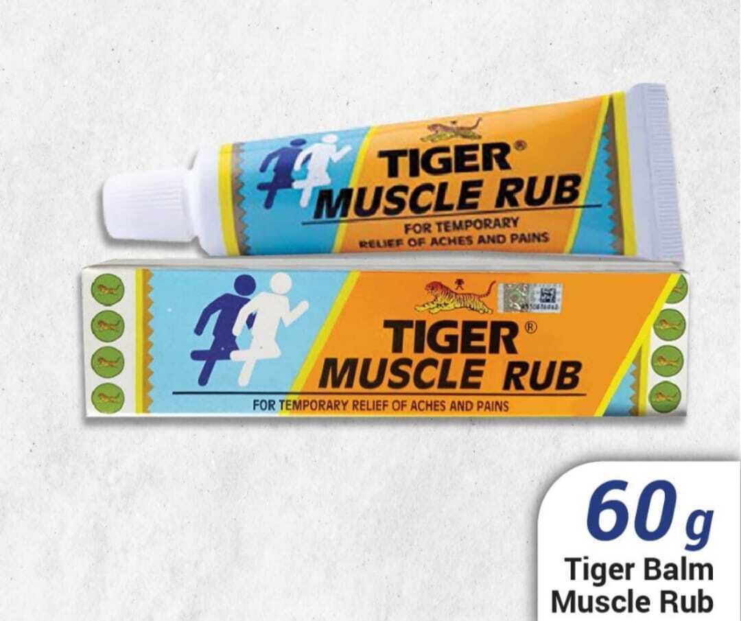 Tiger Muscle Rub 60g x12 boxes Pain Relief Sore Muscles Sprains ...