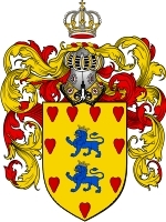 Denmark National Arms Family Crest / Coat of Arms JPG or PDF Image ...