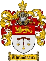 Thibodeaux Family Crest / Coat of Arms JPG or PDF Image Download - Coat ...