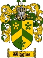 Wiggins Family Crest / Coat of Arms JPG or PDF Image Download - Coat of ...