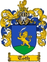 Toth Family Crest / Coat of Arms JPG or PDF Image Download - Coat of Arms