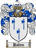 Batten Family Crest / Coat of Arms JPG or PDF Image Download - Coat of Arms