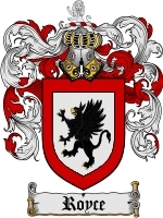 Royce Family Crest / Coat of Arms JPG or PDF Image Download - Coat of Arms
