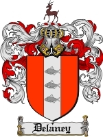 Delaney Family Crest / Coat of Arms JPG or PDF Image Download - Coat of ...