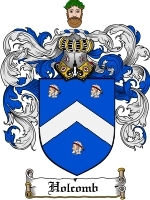 Holcomb Family Crest / Coat of Arms JPG or PDF Image Download - Coat of ...