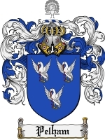 Pelham Family Crest / Coat of Arms JPG or PDF Image Download - Coat of Arms