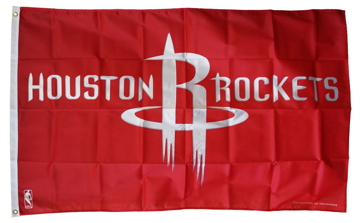 Houston Rockets - 3' x 5' NBA Polyester Flag - Motorcycle Merchandise