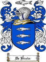 De'Bruin Family Crest / Coat of Arms JPG or PDF Image Download - Coat ...