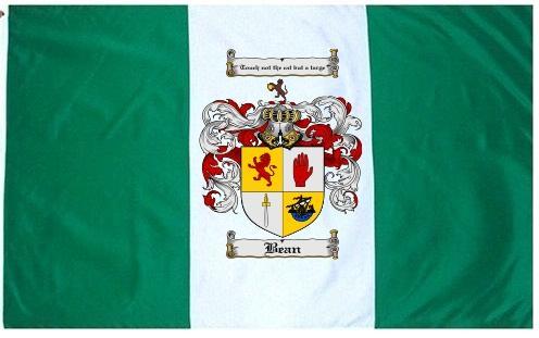 Bean Coat of Arms Flag / Family Crest Flag - Coat of Arms