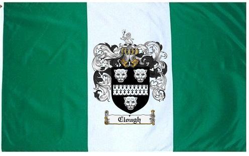 Clough Coat of Arms Flag / Family Crest Flag - Coat of Arms