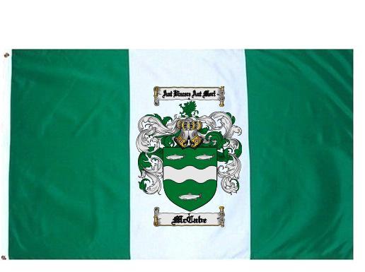 Mccabe Coat of Arms Flag / Family Crest Flag - Coat of Arms