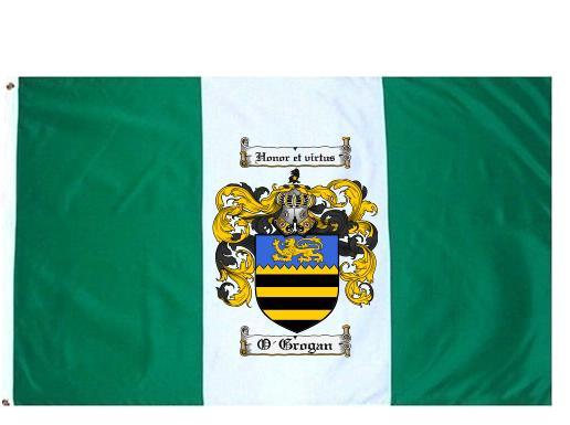 O'Grogan Coat of Arms Flag / Family Crest Flag - Coat of Arms