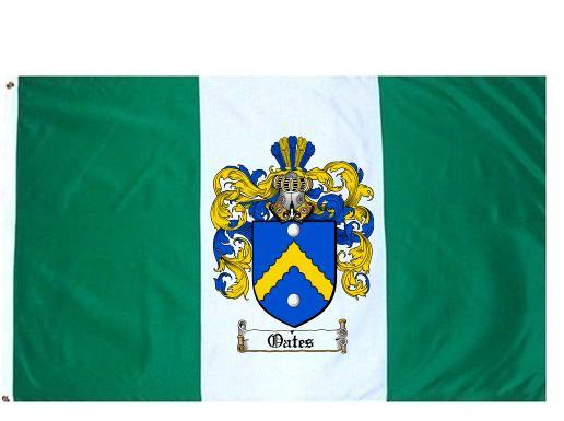 Oates Coat of Arms Flag / Family Crest Flag - Coat of Arms