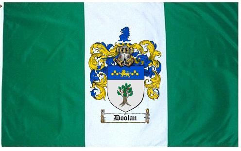 Doolan Coat of Arms Flag / Family Crest Flag - Coat of Arms