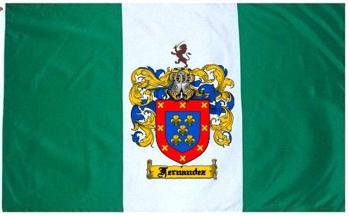 Fernandez Coat of Arms Flag / Family Crest Flag - Coat of Arms