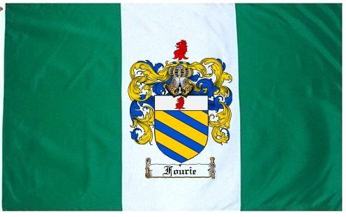 Fourie Coat of Arms Flag / Family Crest Flag - Coat of Arms